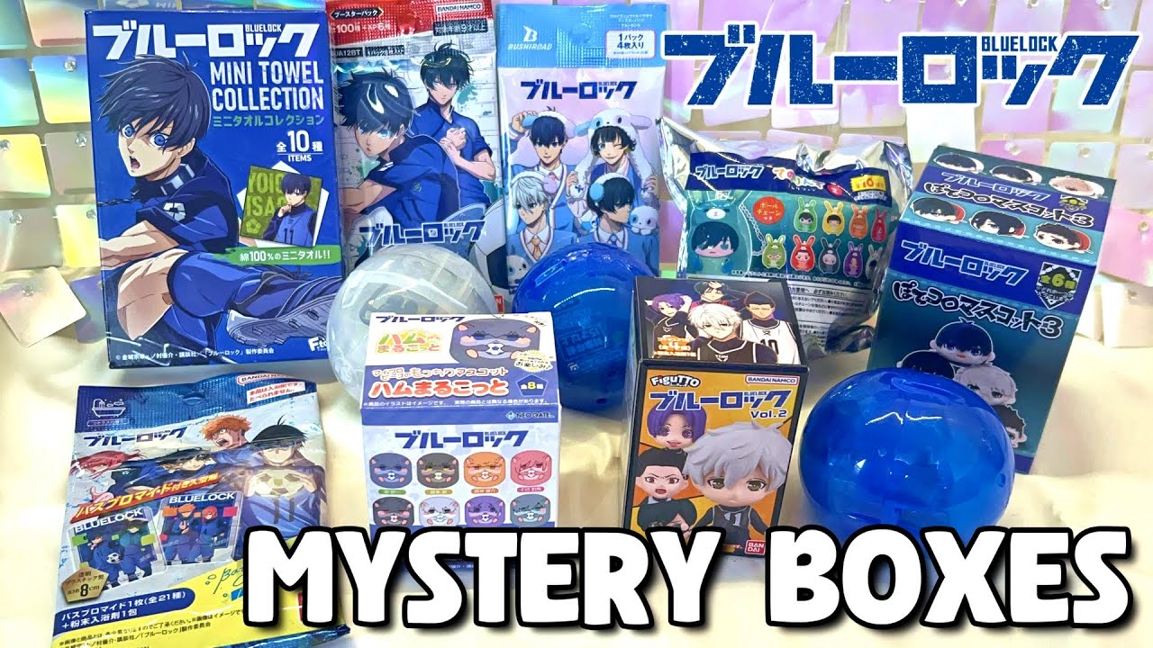 Opening All My Blue Lock Mystery Boxes & Gashapon - YouTube