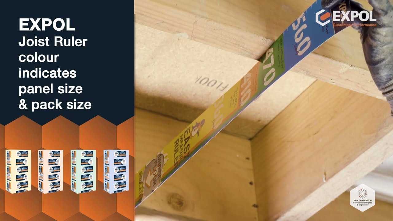 EXPOL New Generation UnderFloor - Joist Width Measure Up - YouTube