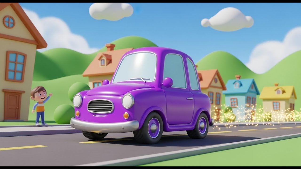 Aprende Colores Con Coches Brillantes | Mejores Rimas Infantiles y ...