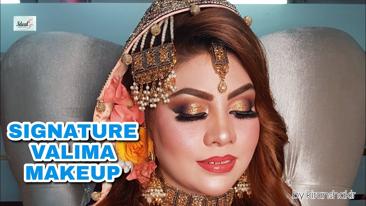 Amazing signature valima makeup | tutorial by kiranshakir l ...