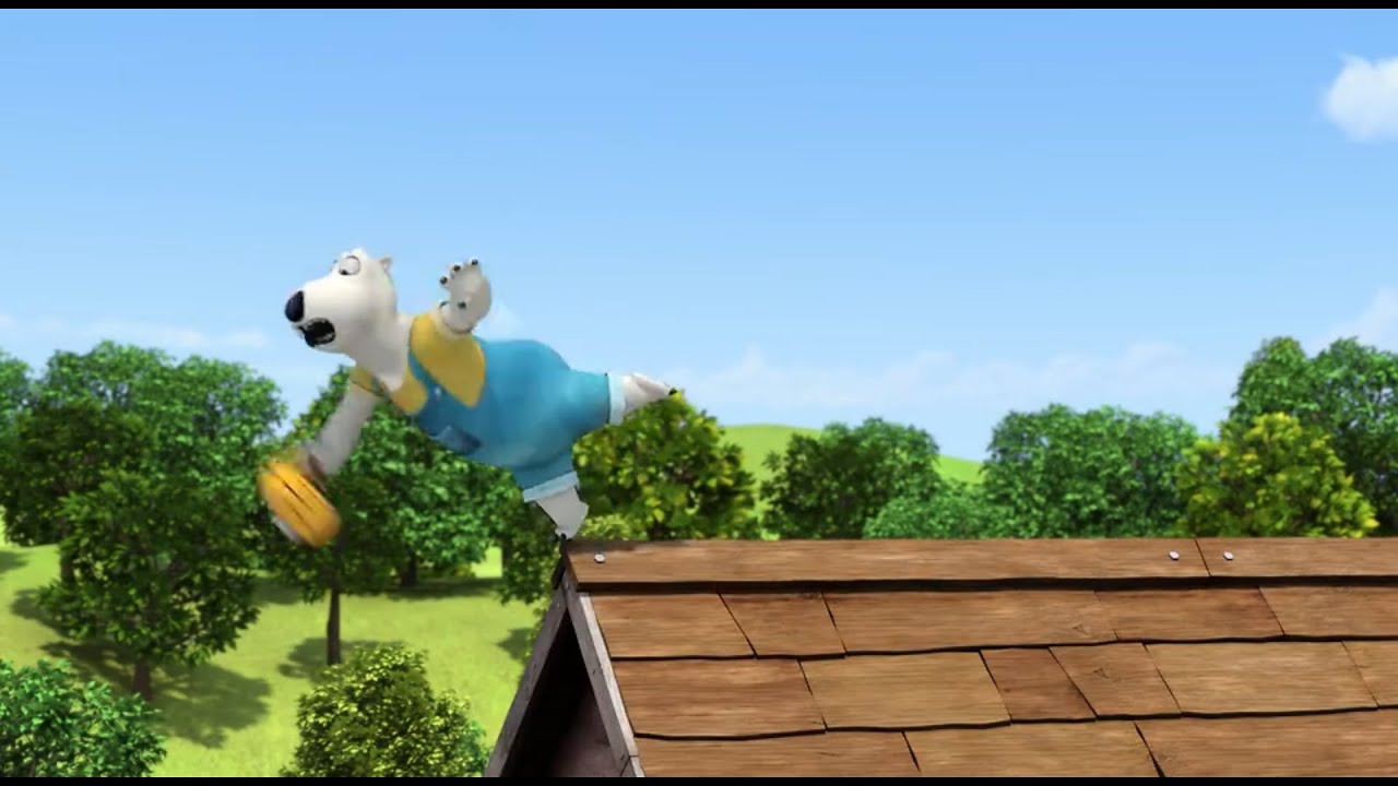 Bernard Bear | Backkom New Season 6 Cute Baby Penguin on Plane More ...