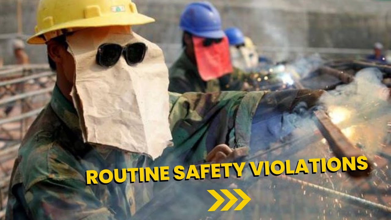 Routine Safety Violations in the workplace l #safetyfirst - YouTube