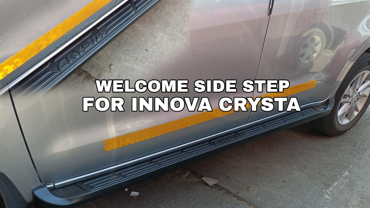 Innova crysta installed welcome side step at Laxman auto stores -sion 📞 ...