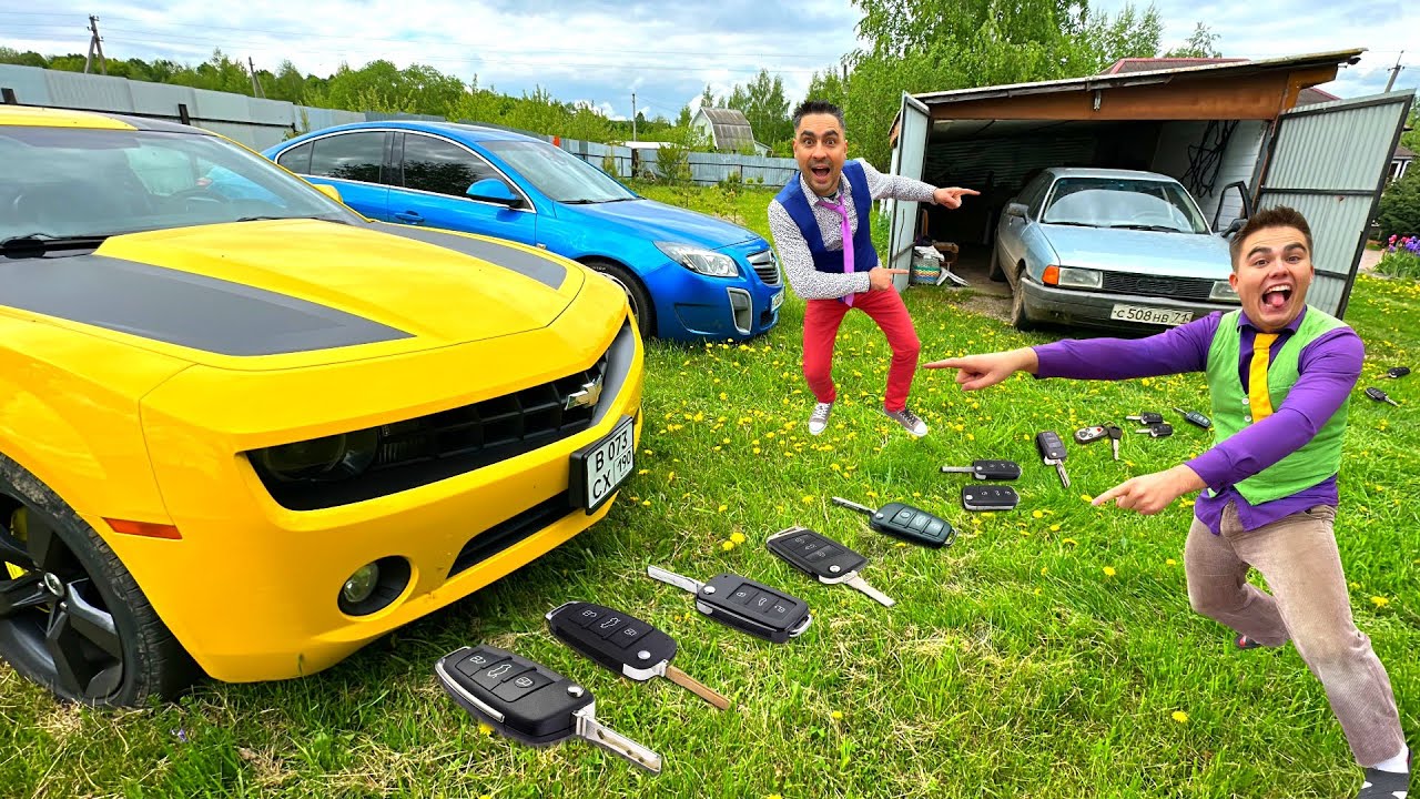 Green Man Messed up Car VS Mr. Joe on Audi 100 for Kids - YouTube