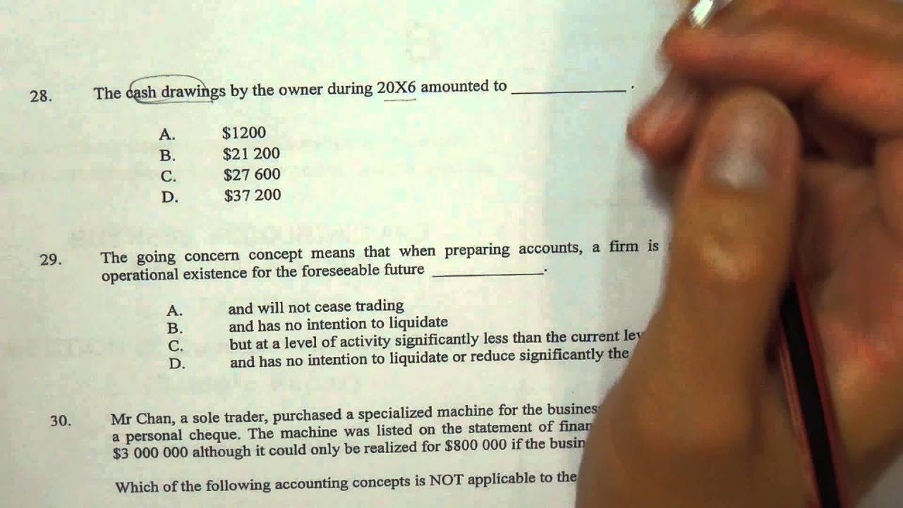 Sample Paper Paper 1 MC Q.28 - YouTube