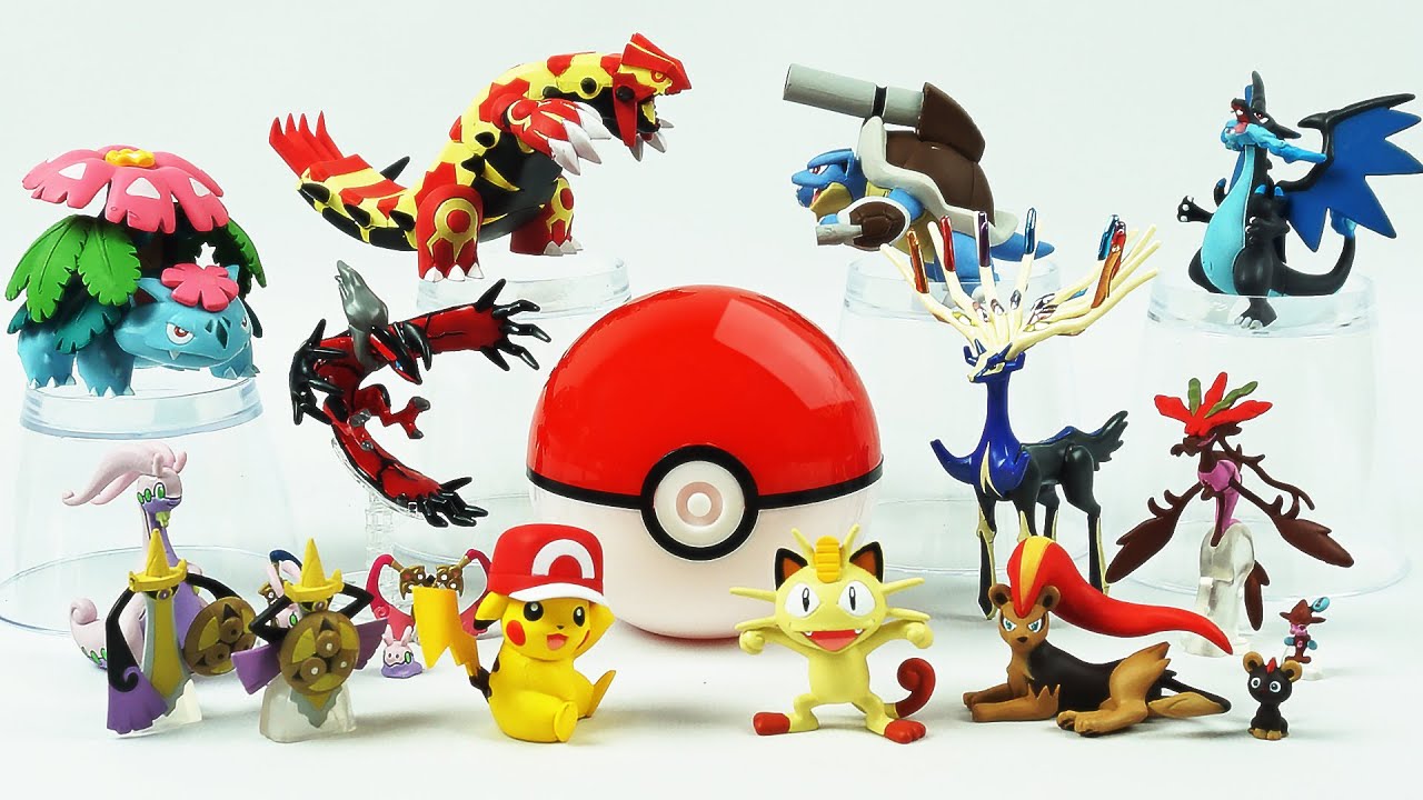 Pokemon Go! Monster Ball Surprise Toys, Pokemon XY Takara Capsule Toys ...