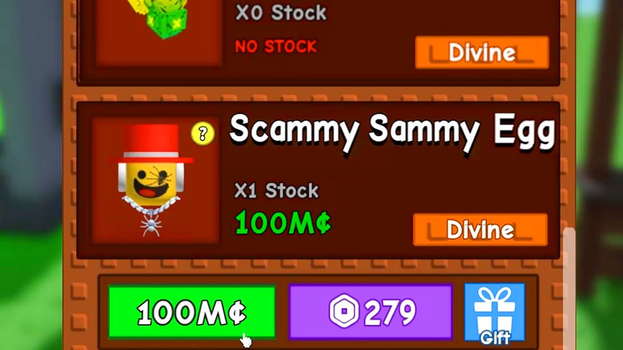 JANDEL Update New SCAMMY SAMMY EGG! But..? (Grow a Garden) - YouTube
