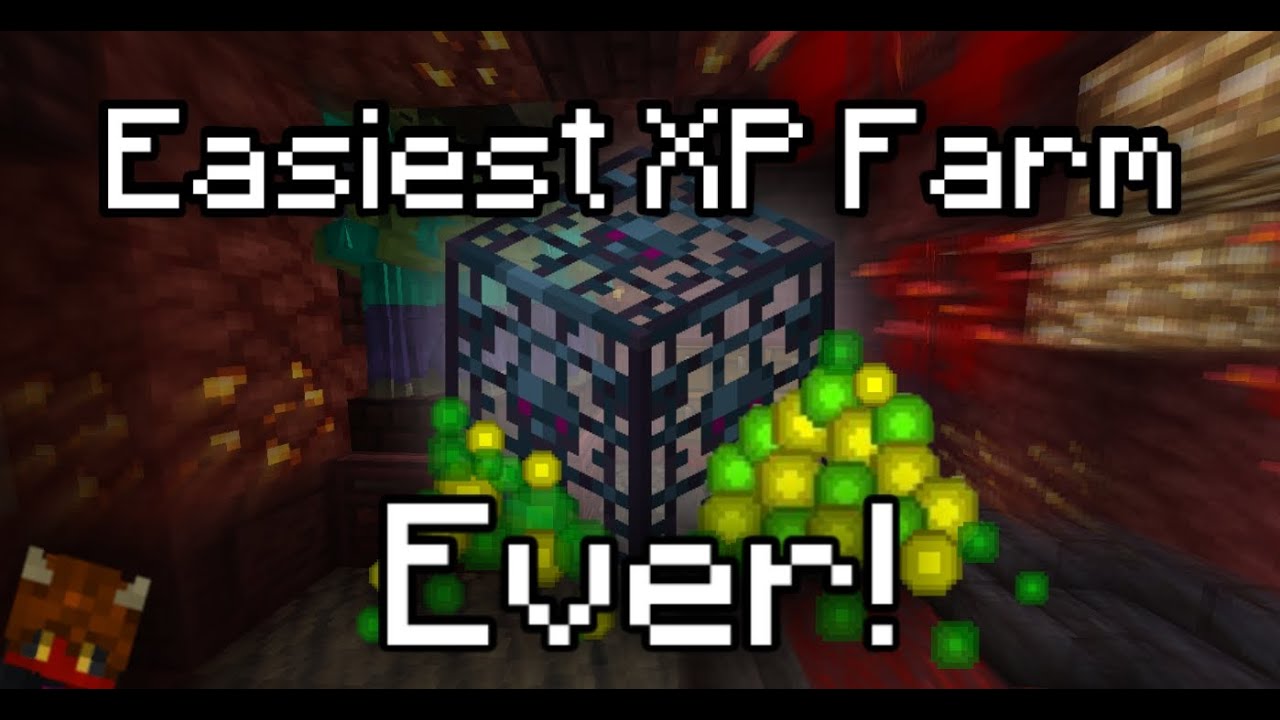 How to build the easiest XP farm | Minecraft 1.16+ - YouTube