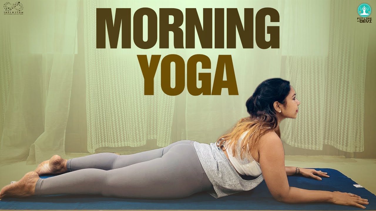 Morning Yoga || Stretch & Strengthen || Daily Yoga Routine || Fit Life ...