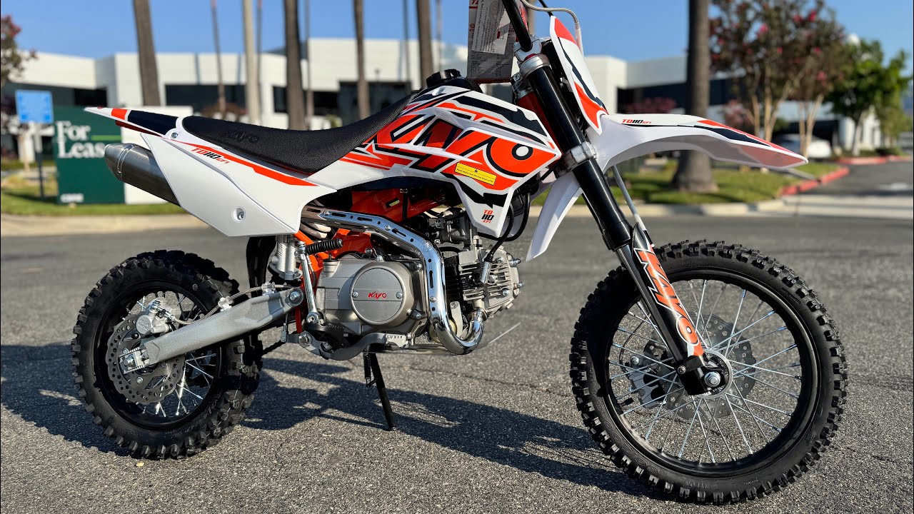 Just arrived: all new 2025 Kayo TD 110 EFI pit bikes! - YouTube