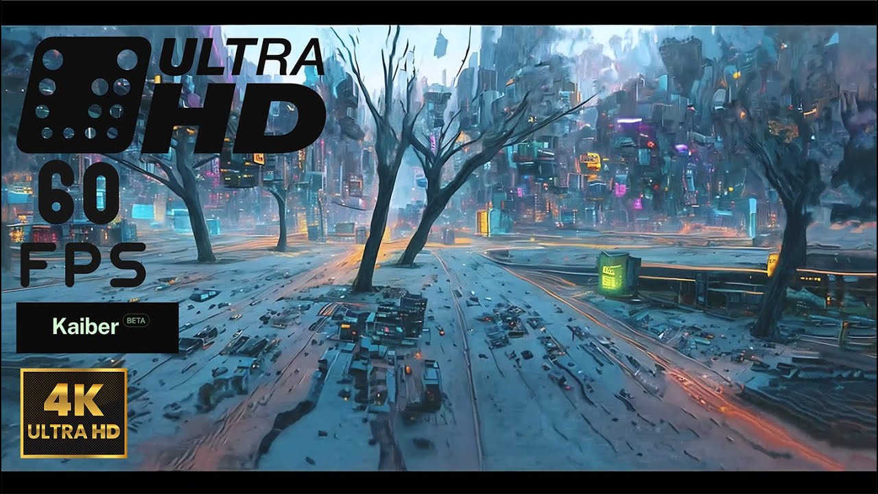 Flying around the CYBERPUNK World! 🤩🌌 (3D)+(4K) Using Kaiber - YouTube