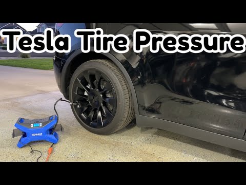 Tesla Model Y Long Range | Checking Tire Pressure | You'll Need A ...