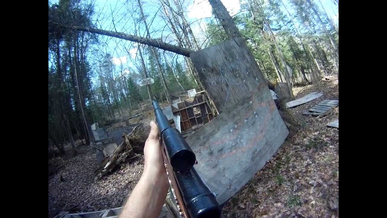Paintball Lever action Trracer paintball homemade - YouTube