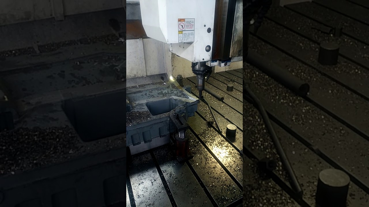 Cast iron T-slot bed bench ; T-slot bed plate - YouTube