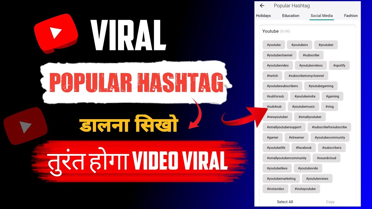 Popular hashtags on youtube|🔥Popular hashtags on youtube|😊add hashtags ...