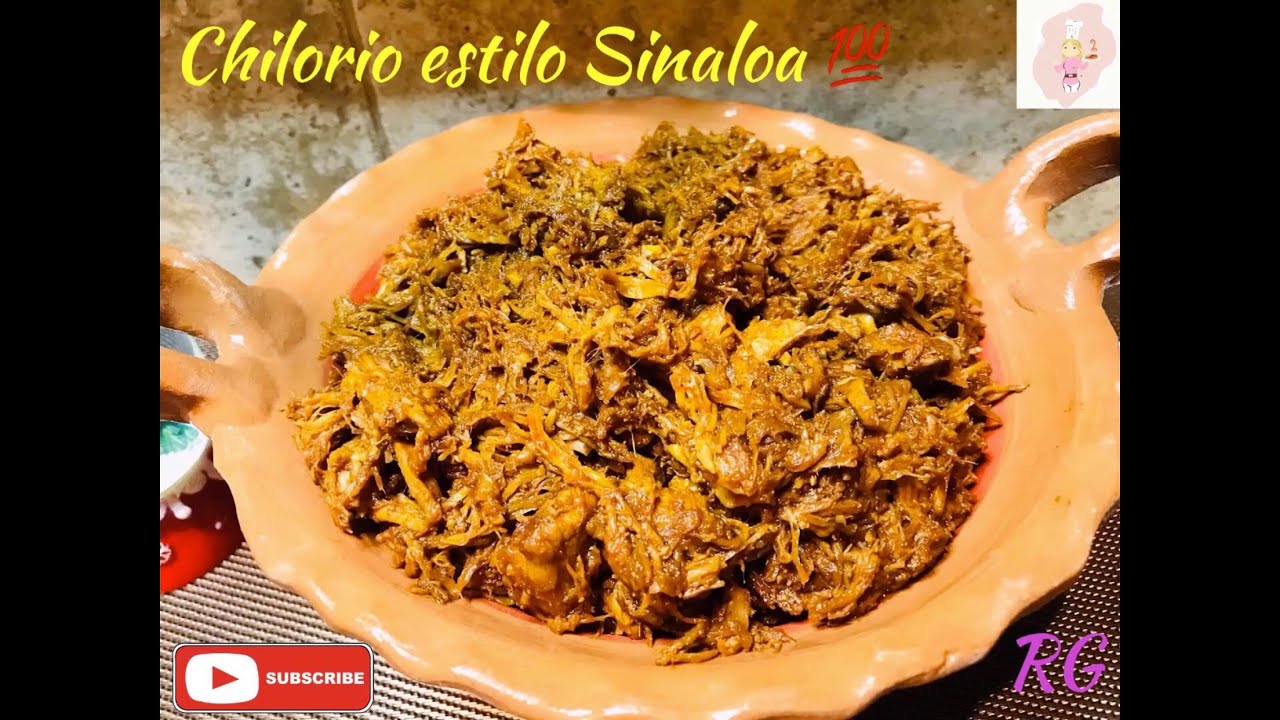 Chilorio receta original estilo Sinaloa 💯 - YouTube