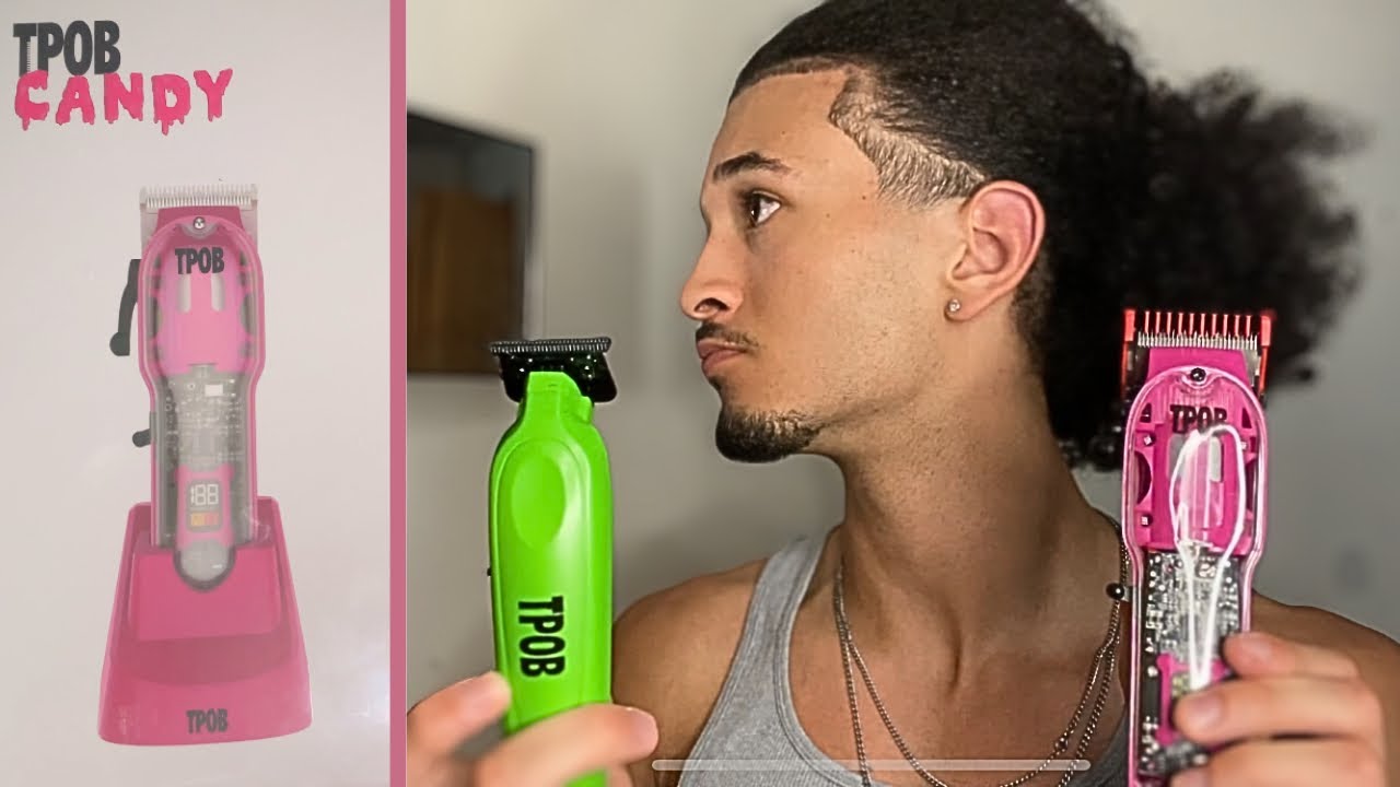 TBOP Candy/Slime Clippers and X Trimmer Review and Self Cut - YouTube