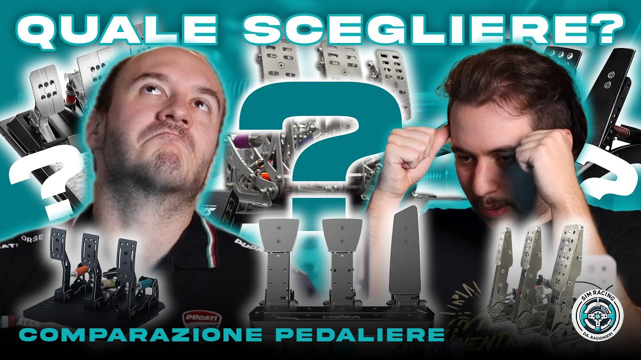 Qual è la PEDALIERA giusta per TE? | LOGITECH vs CAMMUS vs MOZA vs DC ...