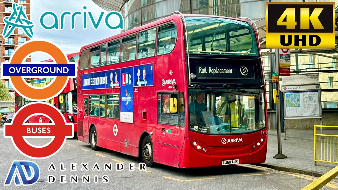 [Arriva London Overground Rail Replacement Bus: Clapham Junction to Peckham & Canada Water] ADL ...