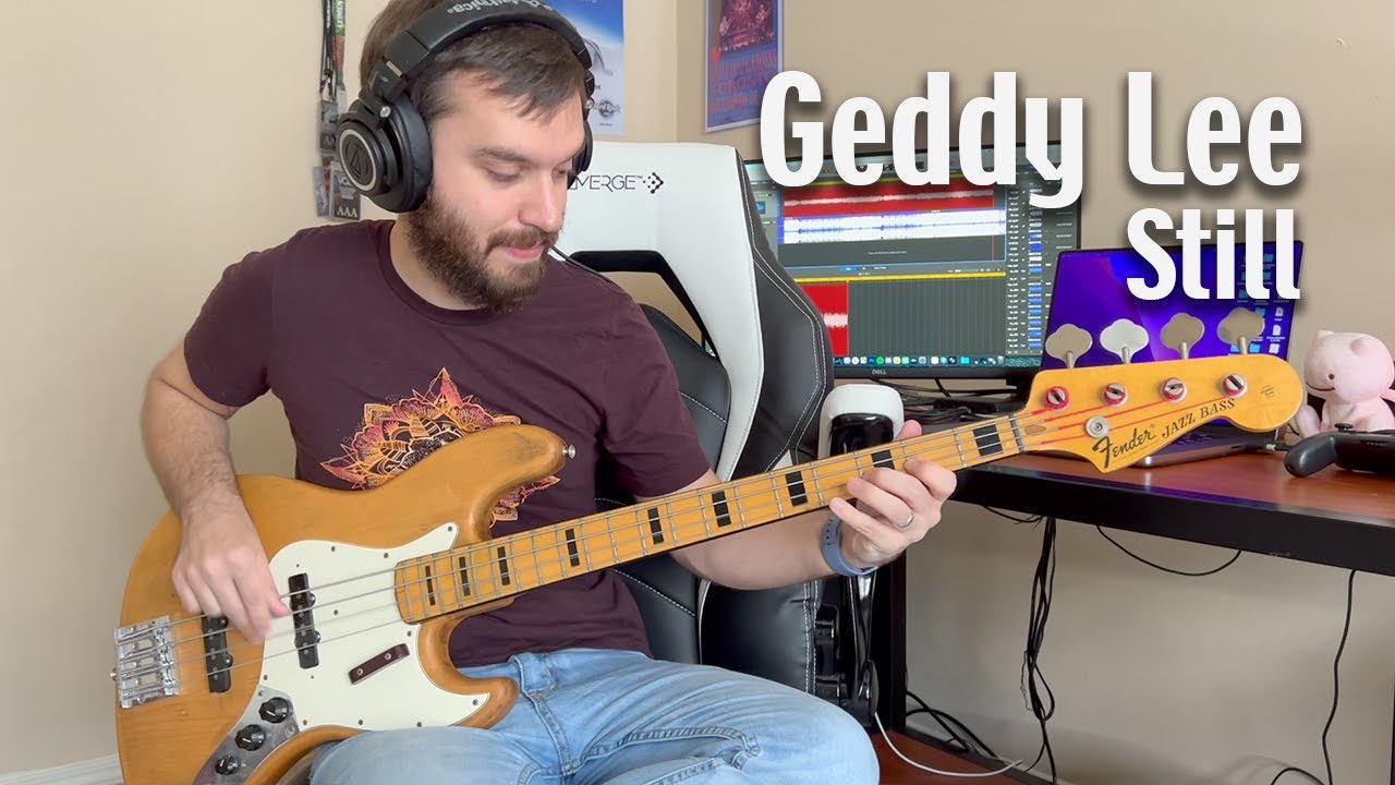 Geddy Lee - Still - Bass Cover - YouTube