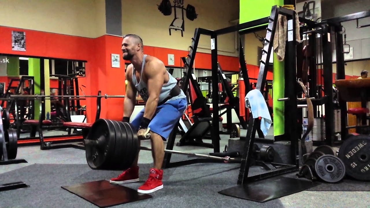 Back Workout - T Bar Row Exercise @ Iron Gym Brezno (Slovakia) - YouTube