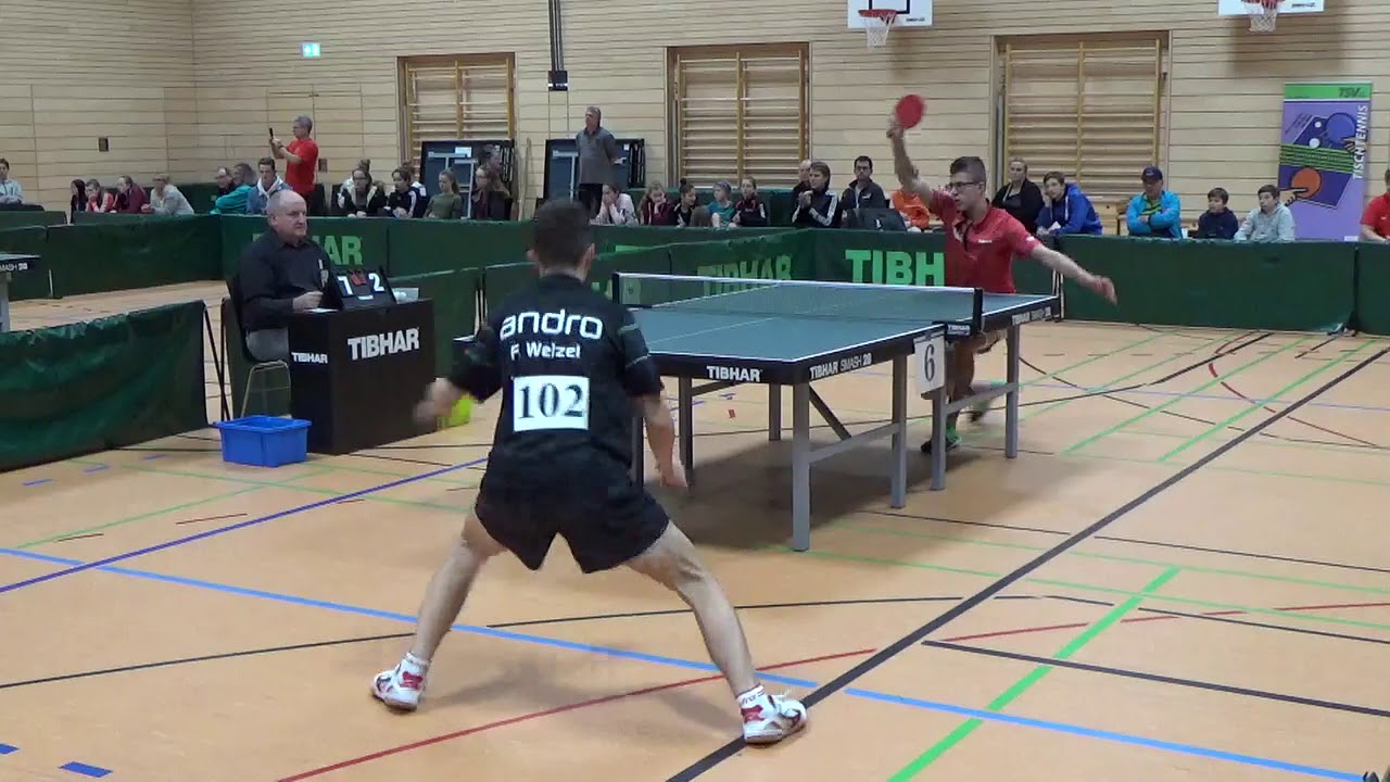 Finale Felix Wetzel vs Mike Hollo 20181209 Ansbach Bayer Jugend M Table ...