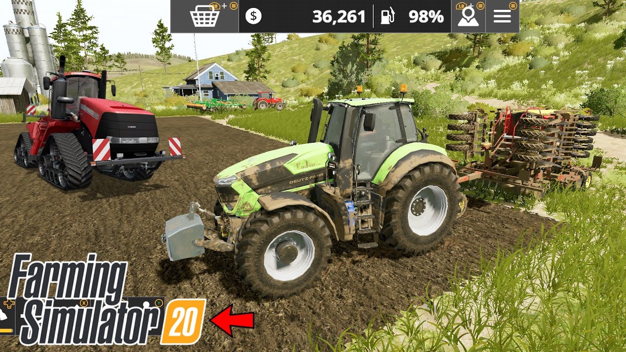Farming Simulator 20 One Hour Gameplay Timelapse || Fs20 - YouTube