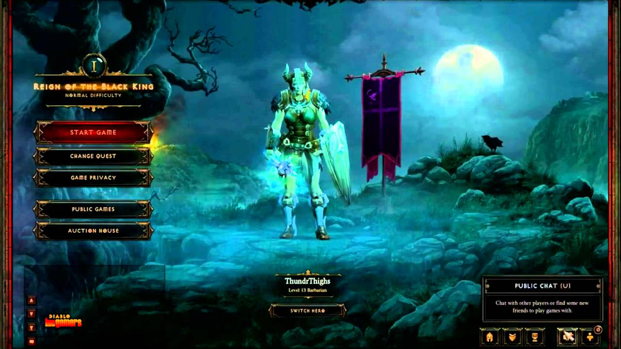 Diablo 3: Battle.Net Chat Interface - YouTube