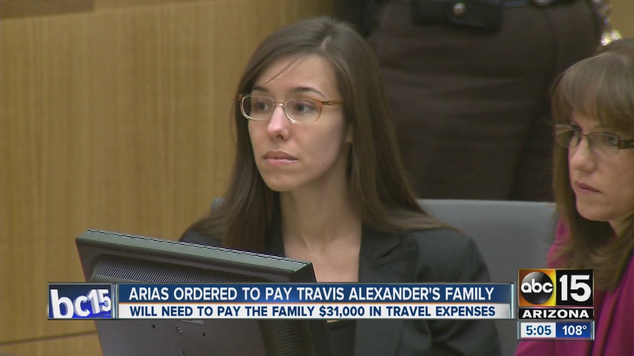 Arias ordered to pay Travis Alexander's family - YouTube