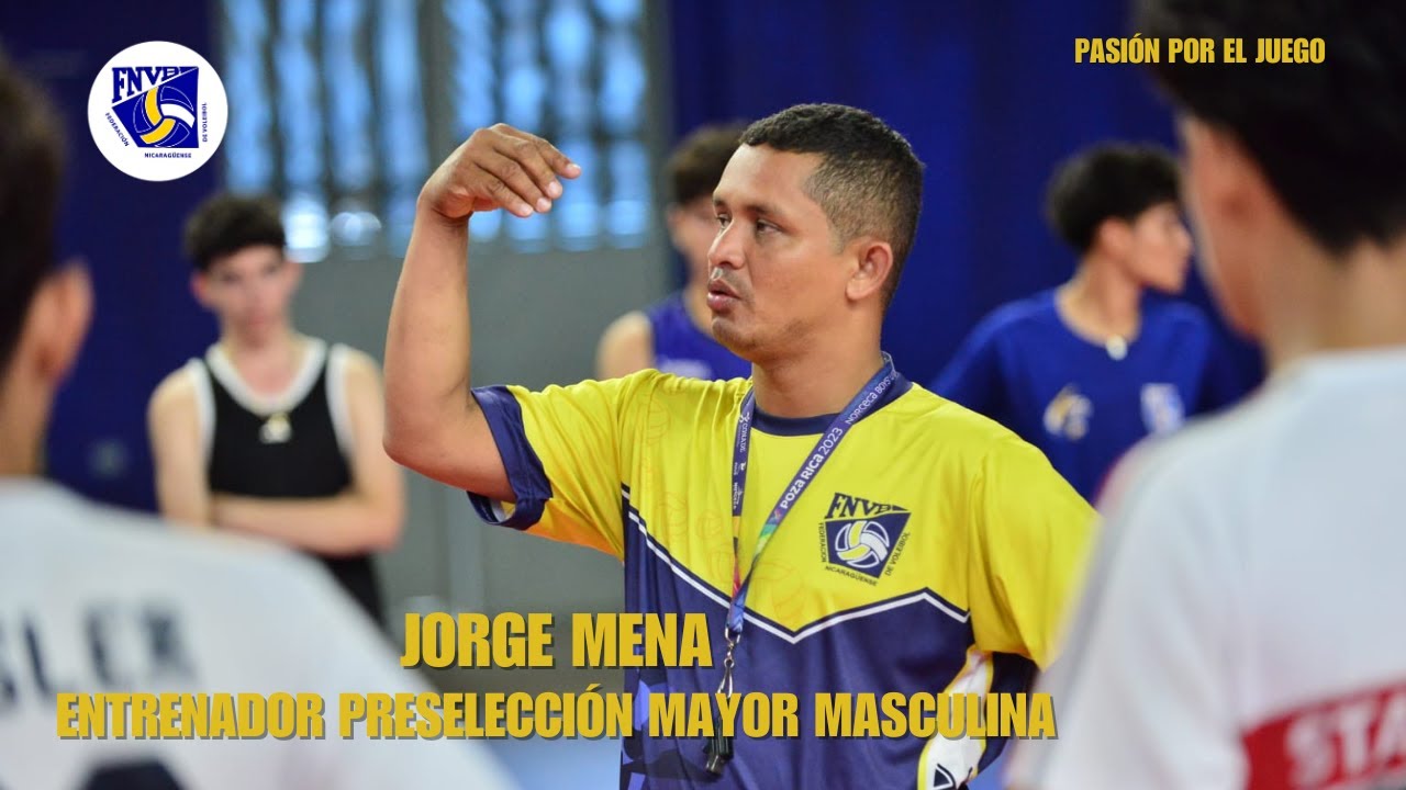 Entrevista con Jorge Mena entrenador de la Preselección Mayor de Voleibol - YouTube