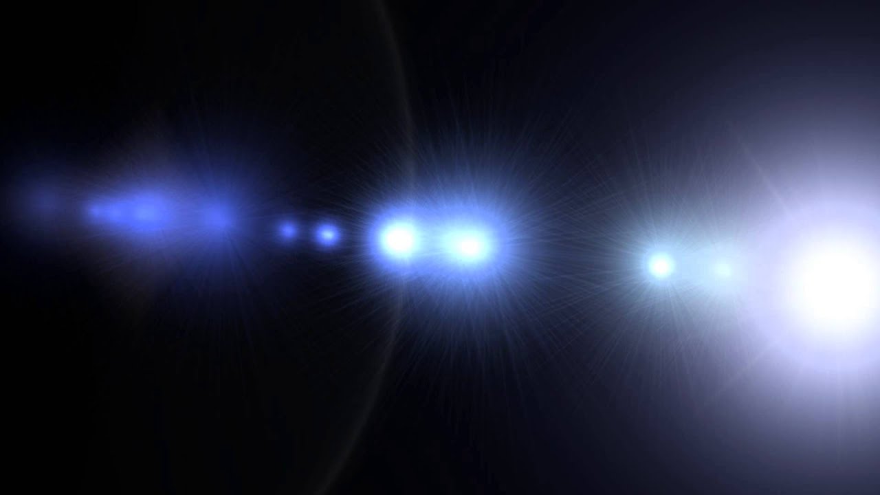 Lens Flare ANIMATION FREE FOOTAGE HD Black Background Blue - YouTube