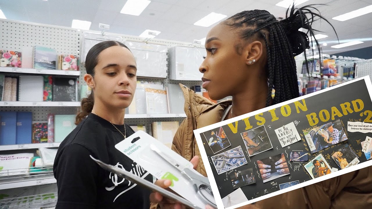 2020 VISION BOARD... (VLOG) - YouTube