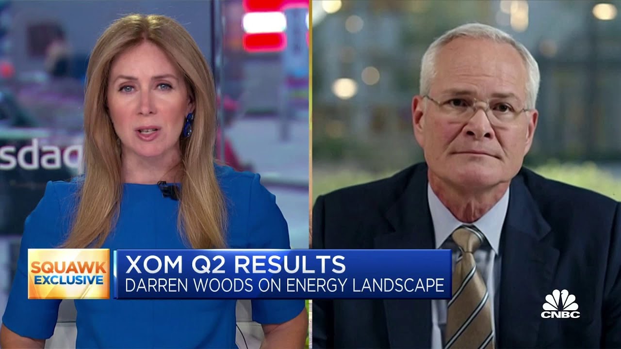 Exxon Mobil CEO Darren Woods: We're going to see record high oil demand ...