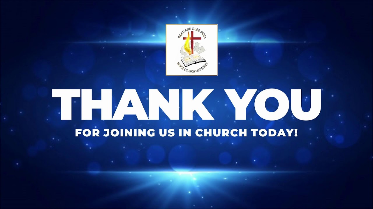 Word and Deed India Grace Church Ministries|| Gideon Sunday|| 11th Jan ...