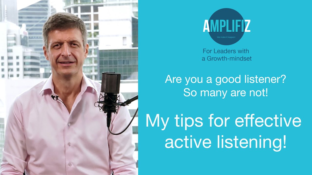 Are you a good listener? Tips for effective active listening - YouTube