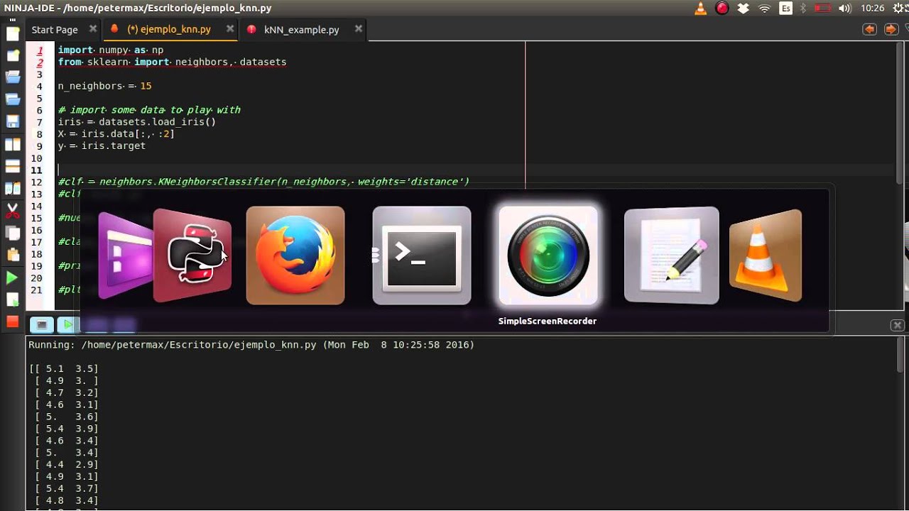 Ejemplo de clasificador kNN en SkLearn - YouTube