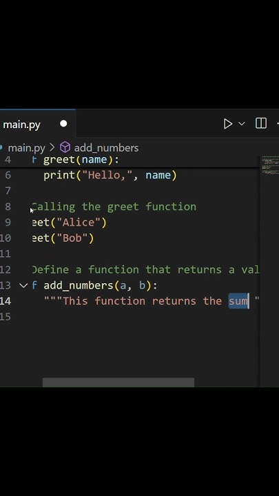 Define and Calling Functions in Python | Python Coding for Beginners #shorts #coding #python ...