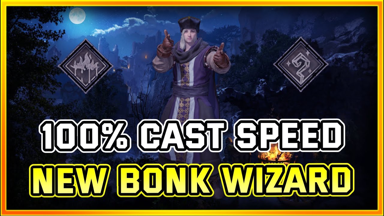 New Hybrid Wizard Build - 100% Cast Speed + Staff Mastery | Dark and ...