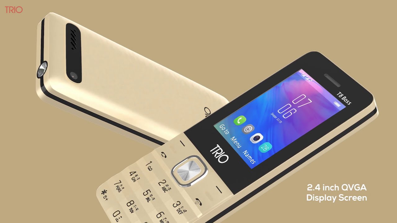 T8 Boss Feature Phone | Made in India | Trio Mobiles - YouTube