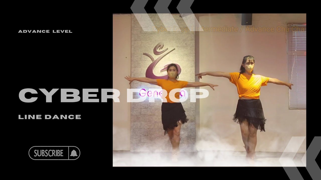 Cyber Drop - Line Dance Intermediate / Advance Cha Cha - YouTube