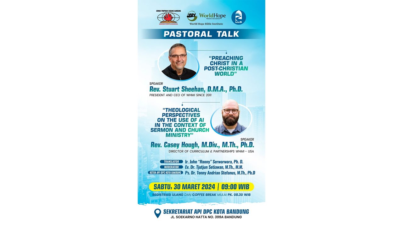 SEMINAR PASTORAL TALK API DPC BANDUNG 30 Maret 2024 - YouTube