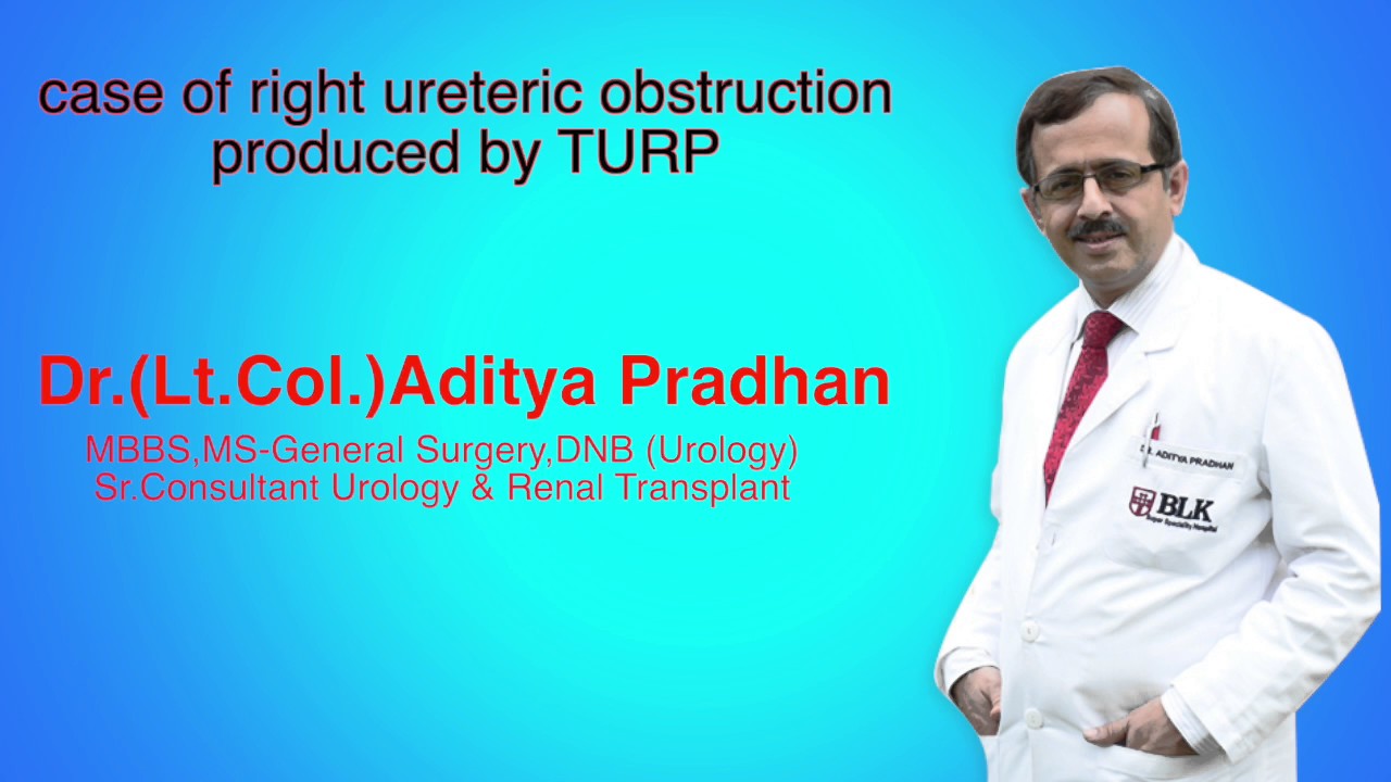 post turp ureteric obstruction - YouTube