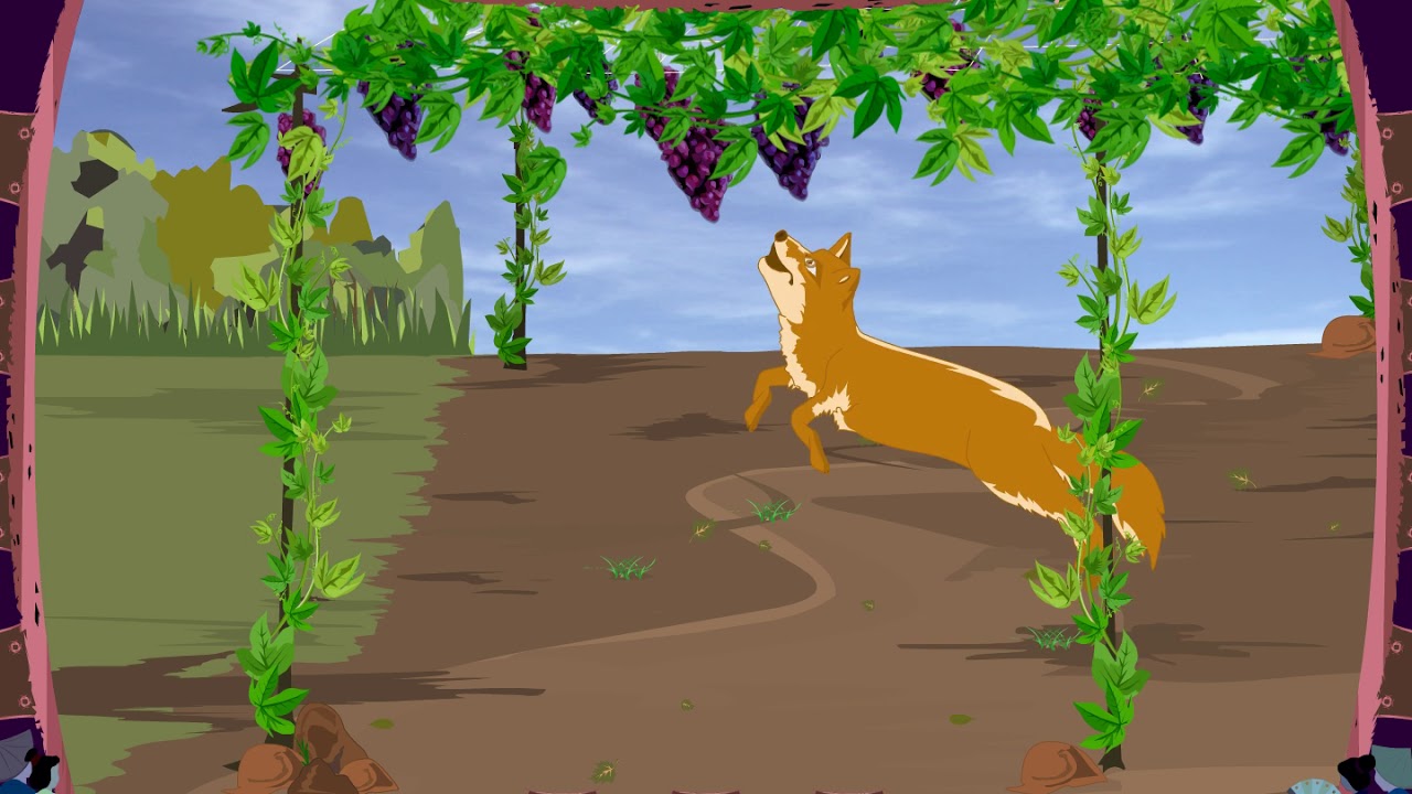 the fox and the grapes - YouTube