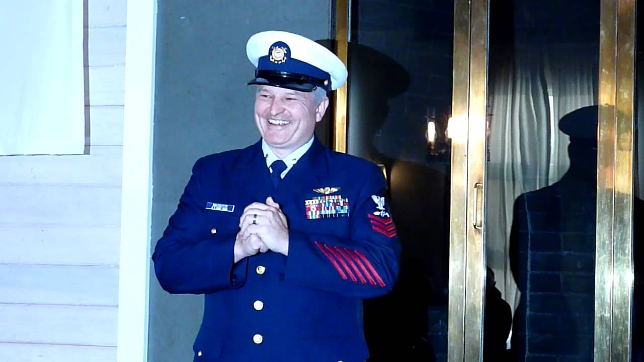 David.MTS David's USCG retirement ceremony; recieves Coast Guard ...