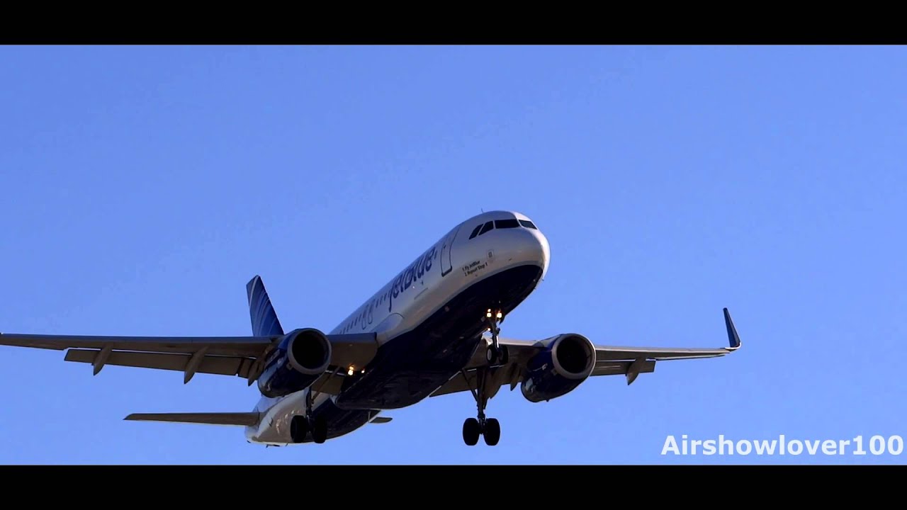 *Sharklets* Jetblue Airways Airbus A320-200 Landing LAX - YouTube