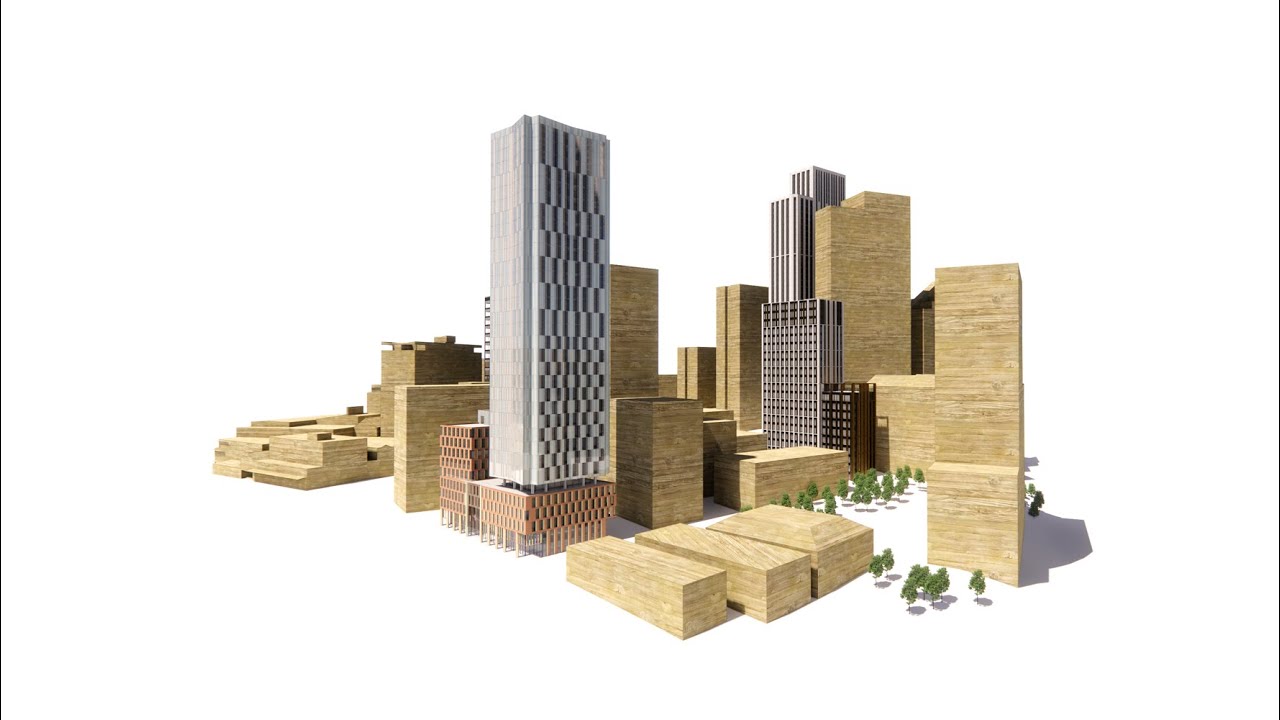 Leeds Future Skyline - Arena Quarter Tall Building Cluster - YouTube