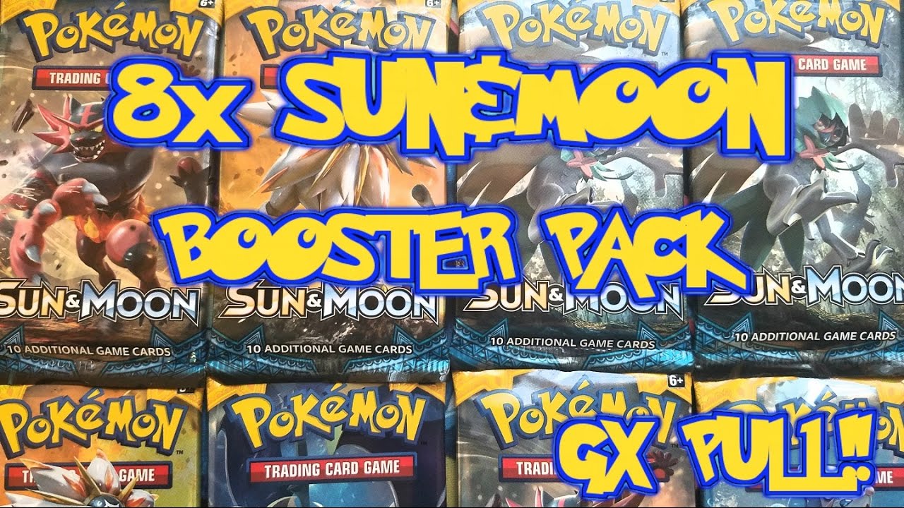 8x SUN AND MOOM BOOSTER PACKS!!! - YouTube