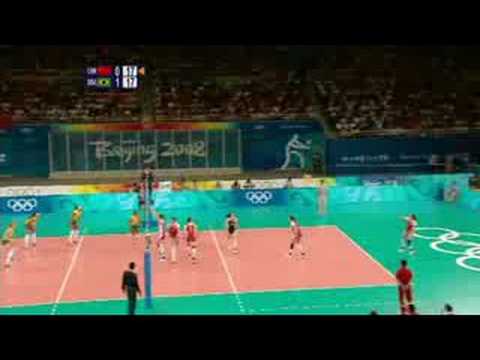 China vs Brazil - Women's Volleyball - Beijing 2008 Summer Olympic ...
