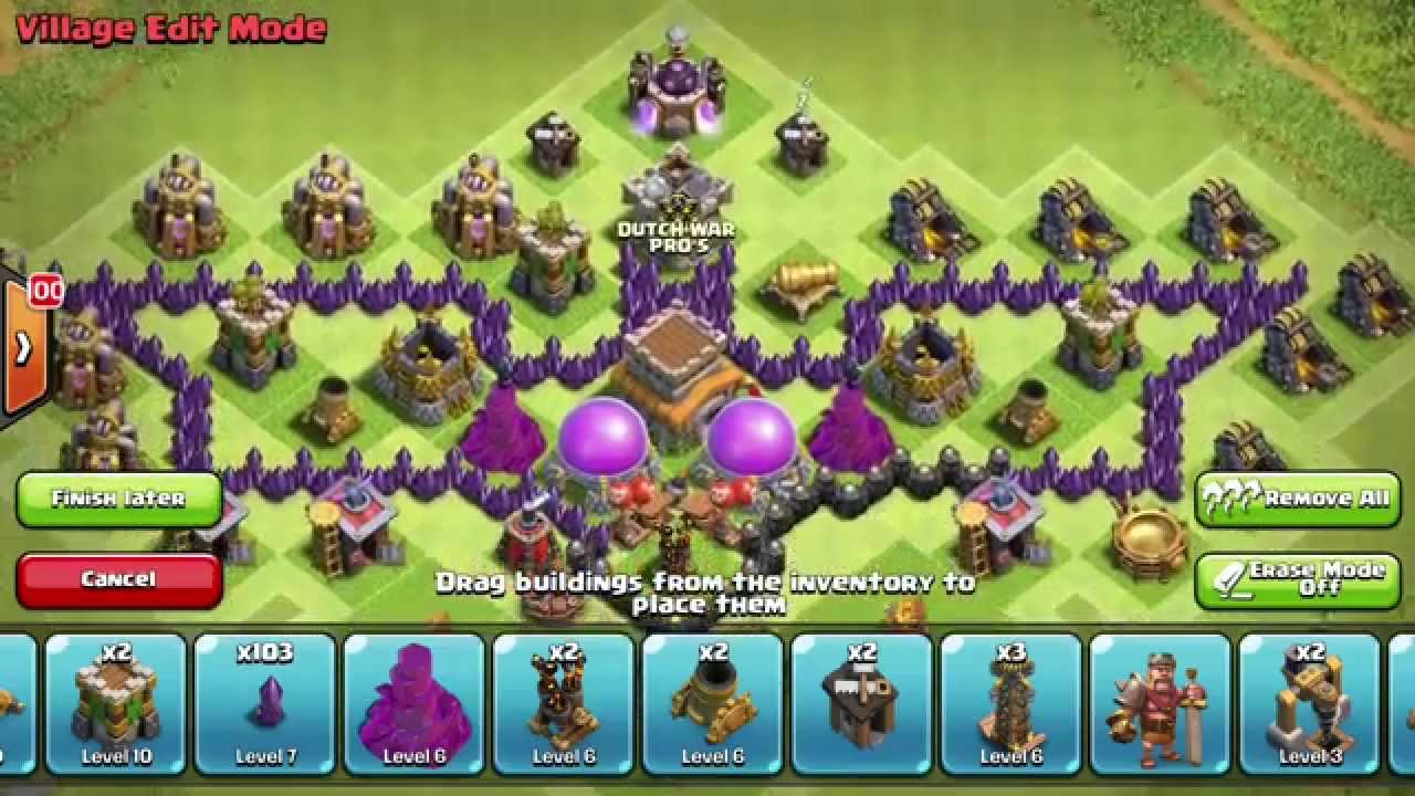 Clash of Clans : SICK TH6 'BATMAN' HYBRID BASE! - YouTube