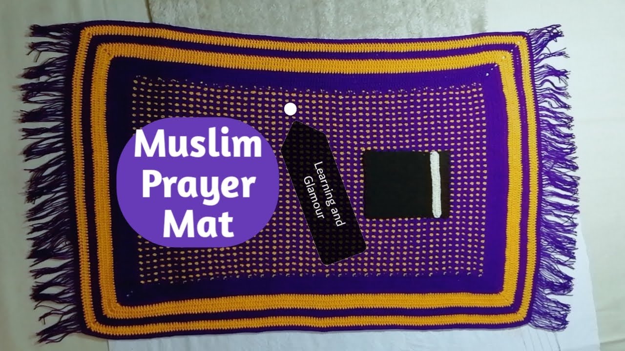 How to crochet jaye namaz | crochet prayer mat | crochet muslim prayer ...